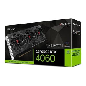 PNY GeForce RTX™ 4060 8GB XLR8 Gaming Verto RGB Triple Fan Graphics Card DLSS 3