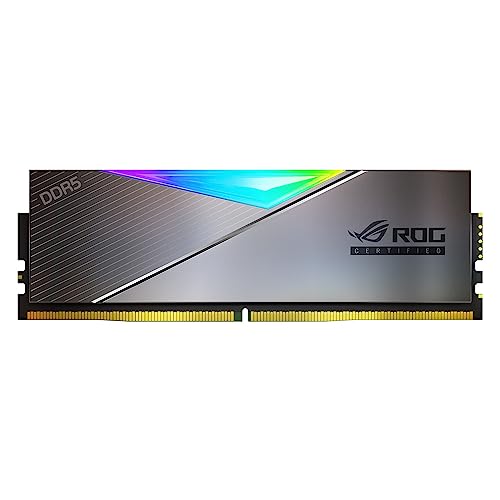 XPG Lancer RGB ROG Certified DDR5 6600MHz 32GB (2x16GB) CL32-44-44 UDIMM 288-Pins Desktop SDRAM DDR5 Dual Channel RAM Kit with ROG Inspired Heatsink (AX5U6600C3216G-DCLARROG)