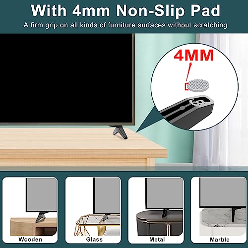 TV Legs for LG TV Stand Replacement Base, for 49 50 55 Inch UM Series LG TV Legs 55UM7300 55UM7300PUA 55UM6900 55UM6900PUA 55UM6910 55UM691OPUC 55UM6950 55UM6950DUB 50UM7300 49UM6950 with Screws‎