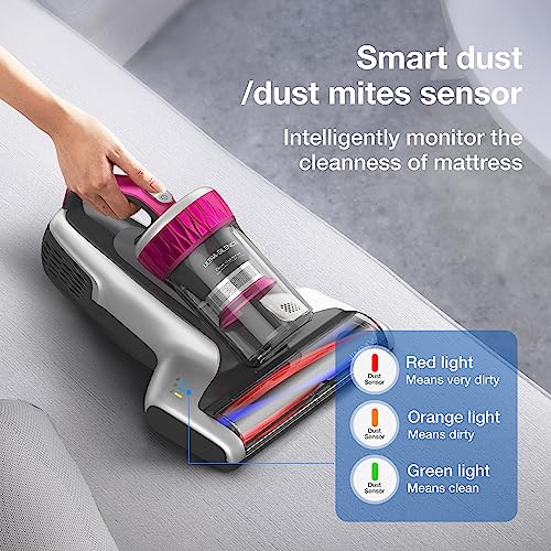 Jimmy WB73 Portable Vacuum Cleaner, Anti-allergen Powerful Handheld Mattress Vacuum with UV & Ultrasonic, 420W Strong Suction, Intelligent Dust Recognition, Remove Pet Hair (2023 Version)