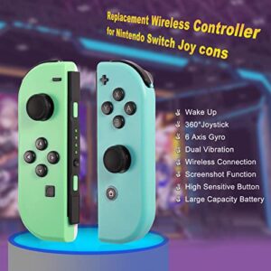 Joypad Controllers for Nintendo Switch,Left Right Joycon Replacement for Switch/Lite/OLED,Switch Controllers Joypad Supports Screenshot/Wake-up Function/Motion Control