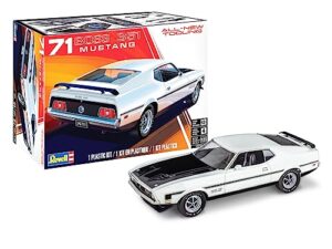 revell 14512 1971 ford mustnag boss 351 1:25 scale 129-piece skill level 4 model car building kit