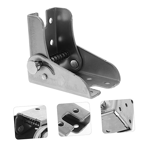 Uonlytech 4pcs Folding Table Hinge Folding Table Legs Folding Workbench Door Hinge Door Closer Hinge Automatic Door Closer Hinge Exterior Door Hinges Self Closing Hinges Spring Door Hinge