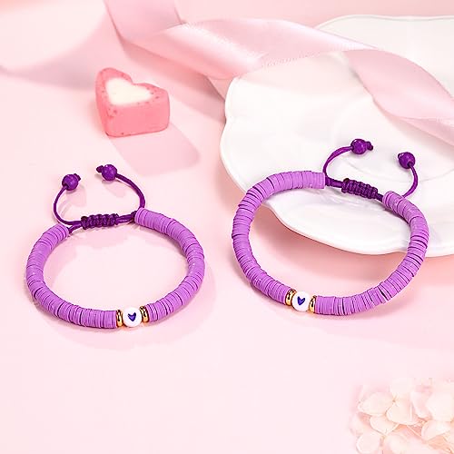 UPROMI Back to School Bracelet Mommy and Me 1st First Day of School Bracelet Mom and Daughter Matching Mother Daughter Heart Bracelets, First Day of Back to School Gifts for Girls