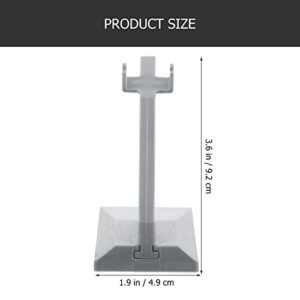 SAFIGLE Plastic Display Stand 2pcs Plastic Model Plane Display Stand Universal Aircraft Model Plane Stand No Airplane Model for Building Blocks Planes Random Color Aircraft Display Stand