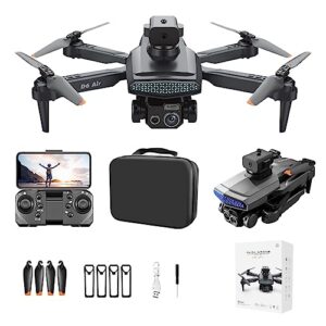 Drone With 4k HD FPV Camera, App Mobile Phone Control, Remote Control Toys Gifts For Boys Girls With Altitude Hold Headless Mode One Key Start Speed (Black)