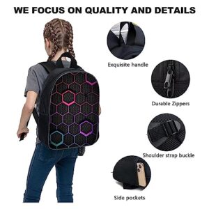 DKXHZ Game Cartoon Backpack Sports Bag 3D Printing Large Capacity Portable Large Capacity Packsack for Boys and Girls-5