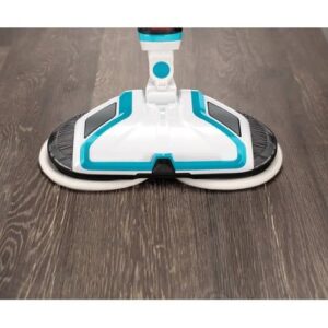 WHorob Hard Floor Powered Mop and Clean and Polish，Effortlessly Clean Hard-Surface Floors Versatile Mopping Machine，White/Black,10.00 x 11.00 x 28.00 Inches