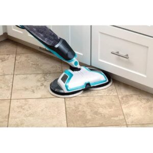 WHorob Hard Floor Powered Mop and Clean and Polish，Effortlessly Clean Hard-Surface Floors Versatile Mopping Machine，White/Black,10.00 x 11.00 x 28.00 Inches