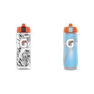 gatorade gx, marble black & gx bottle, light blue