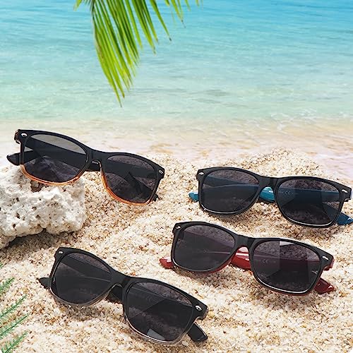 ZONLON 4 Pack Classic Reading Sunglasses for Women Men Spring Hinge, Outdoor Sun Readers Glasses with UV400 Protection (4 Mix, 1.25, multiplier_x)