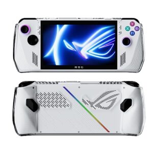 tpu clear case for 2023 asus rog ally handheld, rog ally 7 accessories protective cover grip (clear)