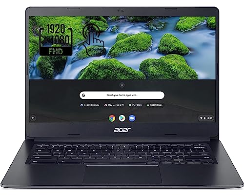 Acer Chromebook 314 Laptop Student Business, 14" FHD Touchscreen, Dual-core Intel Celeron N4020, 4GB RAM, 64GB eMMC, Intel UHD Graphics, 12.5H Long Battery, WiFi, Ultra Light, Bluetooth, Chrome OS