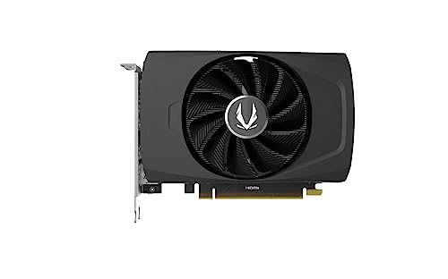 ZOTAC Gaming GeForce RTX 4060 8GB Solo DLSS 3 8GB GDDR6 128-bit 17 Gbps PCIE 4.0 Super Compact Gaming Graphics Card, ZT-D40600G-10L