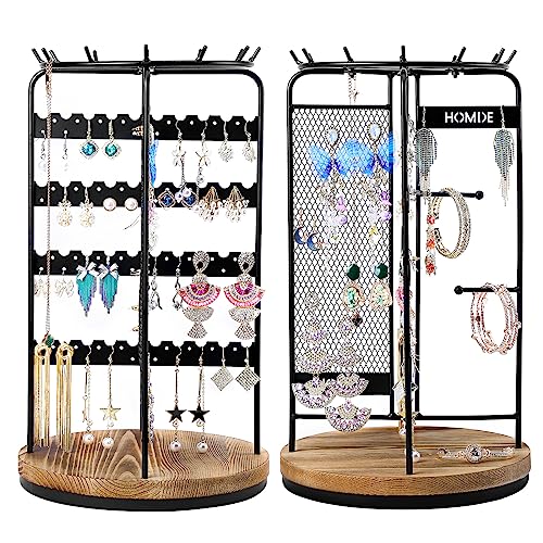 Homde Leather Jewelry Box + Jewelry Stand