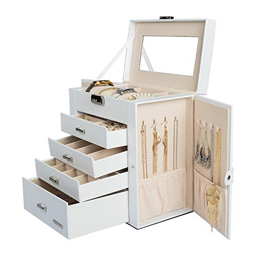 Homde Leather Jewelry Box + Jewelry Stand