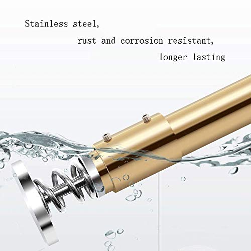 Rod for over the bath shower Curtain Shower Curtain Rod，Stainless Steel Punch-free Straight Rod Bathroom Shower Curtain Rod Clothes Rail Partition Curtain Rod modern Shower Curtain Rods Tension Curtai