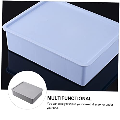 Alipis 1pc Box Storage Box with Lid Desk Trays Desk Drawer Plastic Container Bra Desk Divider Bra Organizer Box Bra Storage Box Underwear Organizing Box Underwear Organizing Case Sock