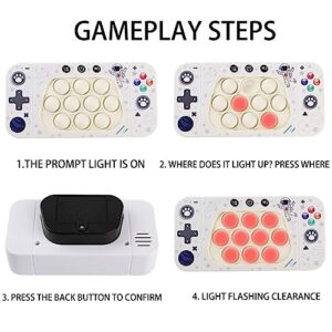 Whisary Puzzle Pop Light Up Game Fidget Travel Games /Travel Sensory Fidget Toys Popular Handheld Games for Teenagers Anti Anxiety Autism Relief Birthday Party Gift (Game Console-B)