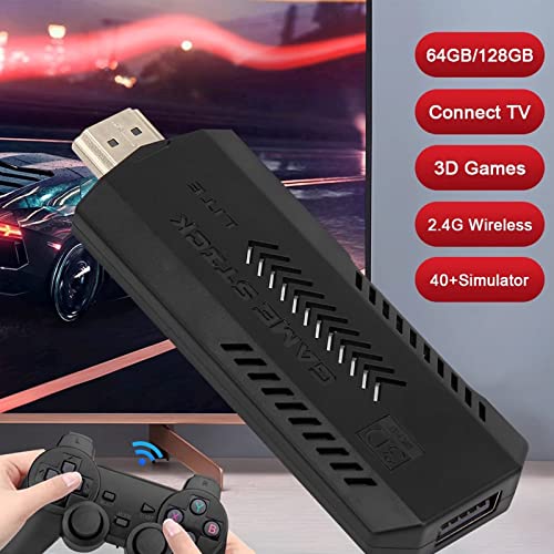 BTOVELIF Wireless Retro Game Console, Retro Game Stick, Nostalgia Stick Game, Plug & Play Video Game Stick Built-in 35000+ Games,4K HDMI Output,Dual 2.4G Wireless Controllers(64G)