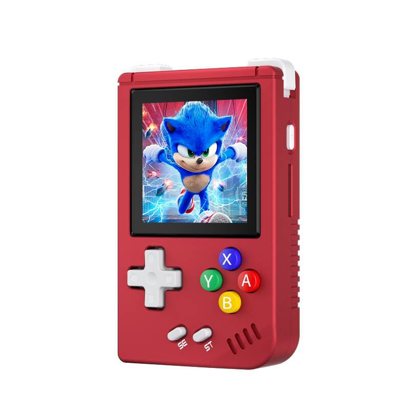 RG Nano Retro Handheld Game Console Keychain - Portable Game Mini Aluminum Alloy with 1.54 Inch IPS Screen - 64G TF Card Pre-Installed 5405 Games - Supports Clock Hi-fi Speaker Music Player Function