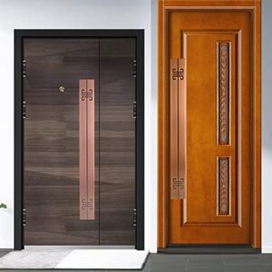 OTHZON Sliding Barn Door Handle Modern Barn Door Handle Pull Push,Glass Sliding Door Shower Hotel Shopping Mall H Shaped Door Pulls Bar,Interior Exterior Entrance