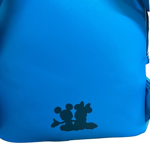 Loungefly Exclusive Mickey and Minnie Forever Glow in the Dark Double Strap Shoulder Bag