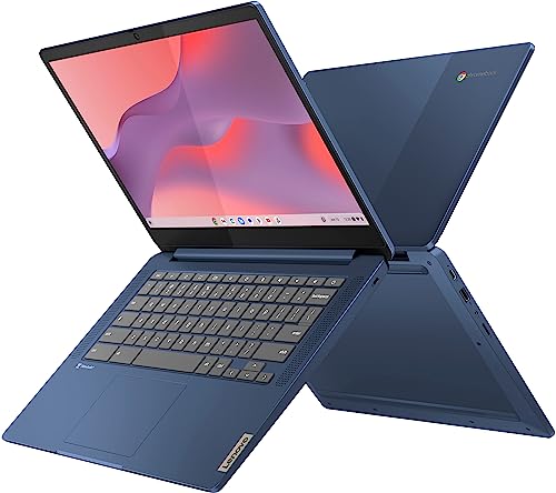 Lenovo 2023 Newest 14" FHD Touchscreen Slim 3 Chromebook Laptop Business Student, 8-Core MediaTek Kompanio 520 Processor, 4GB RAM, 64GB eMMC, WiFi 6,Webcam, 13+ Hours Battery, Chrome OS+MarxsolCables