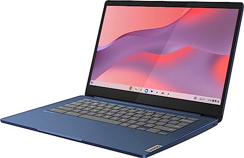 Lenovo 2023 Newest 14" FHD Touchscreen Slim 3 Chromebook Laptop Business Student, 8-Core MediaTek Kompanio 520 Processor, 4GB RAM, 64GB eMMC, WiFi 6,Webcam, 13+ Hours Battery, Chrome OS+MarxsolCables