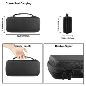 Jusy Compatible with ASUS ROG Ally Handheld Case, Shockproof Scratchproof Waterproof Protective Hard Carrying Storage Bag For ROG Ally 7" (Black)