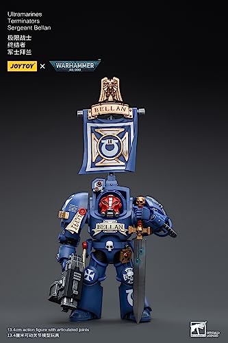 JoyToy Warhammer 40K: Ultramarines Terminators SGT. Bellan 1:18 Scale Action Figure