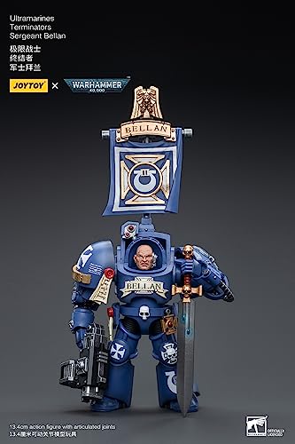 JoyToy Warhammer 40K: Ultramarines Terminators SGT. Bellan 1:18 Scale Action Figure