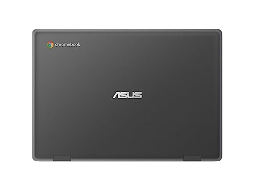 ASUS 11.6'' LCD HD（1366 x 768） Rugged Chromebook CR1 Intel Celeron N5100, 1.1 GHz, 8GB, 32GB eMMC, UHD Graphics, Chrome OS, Dark Gray, Webcam, Bluetooth, Wi-Fi 6 + Accessories