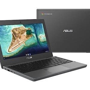 ASUS 11.6'' LCD HD（1366 x 768） Rugged Chromebook CR1 Intel Celeron N5100, 1.1 GHz, 8GB, 32GB eMMC, UHD Graphics, Chrome OS, Dark Gray, Webcam, Bluetooth, Wi-Fi 6 + Accessories