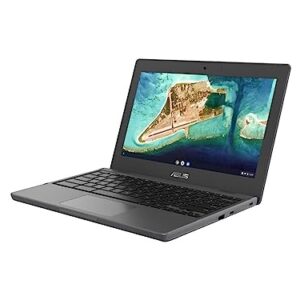 ASUS 11.6'' LCD HD（1366 x 768） Rugged Chromebook CR1 Intel Celeron N5100, 1.1 GHz, 8GB, 32GB eMMC, UHD Graphics, Chrome OS, Dark Gray, Webcam, Bluetooth, Wi-Fi 6 + Accessories