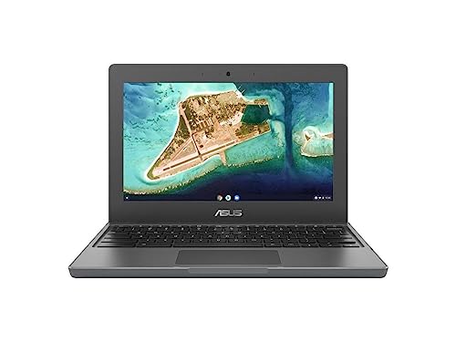 ASUS 11.6'' LCD HD（1366 x 768） Rugged Chromebook CR1 Intel Celeron N5100, 1.1 GHz, 8GB, 32GB eMMC, UHD Graphics, Chrome OS, Dark Gray, Webcam, Bluetooth, Wi-Fi 6 + Accessories