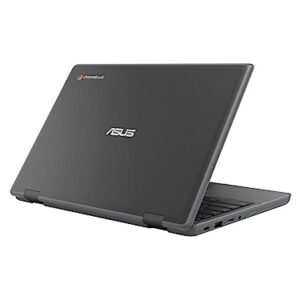 ASUS 11.6'' LCD HD（1366 x 768） Rugged Chromebook CR1 Intel Celeron N5100, 1.1 GHz, 8GB, 32GB eMMC, UHD Graphics, Chrome OS, Dark Gray, Webcam, Bluetooth, Wi-Fi 6 + Accessories