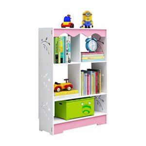 tistik librero estantería 5 cube bookcase freestanding 3 tier open bookshelf modern toy storage rack mdf storage display cabinet for bedroom living room organizer decor