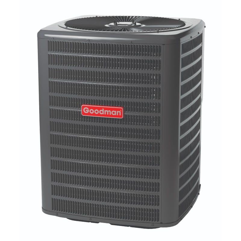 Goodman 2 Ton 14.3 SEER2 Single Stage R410A AC Heat Pump Outdoor Condenser Unit for Home HVAC Split Systems - Cooling and Heating