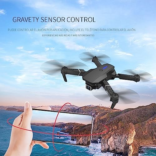 Foldable Remote Control Drone with Dual HD Camera Explore and Record Your Adventures (Black)