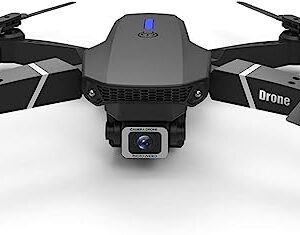 Foldable Remote Control Drone with Dual HD Camera Explore and Record Your Adventures (Black)