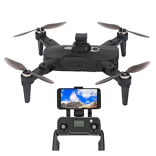 Foldable Drone RC Quadcopter with 8K Dual Camera, 5G WiFi Transmission, Obstacle Avoidance, Optical Positioning, Hover, Black