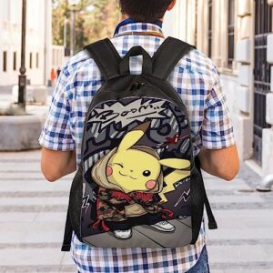 Zopkwir Anime Lightweight School Bag, Portable Bookbags, Daypack Laptop Travel Backpacks for Boys Girls (Anime1)