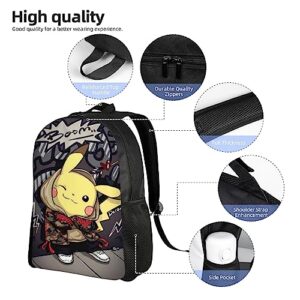 Zopkwir Anime Lightweight School Bag, Portable Bookbags, Daypack Laptop Travel Backpacks for Boys Girls (Anime1)