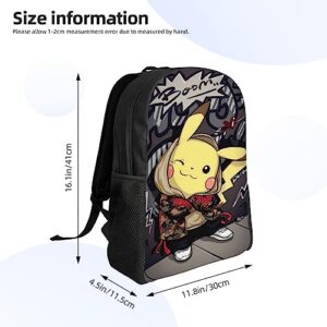 Zopkwir Anime Lightweight School Bag, Portable Bookbags, Daypack Laptop Travel Backpacks for Boys Girls (Anime1)