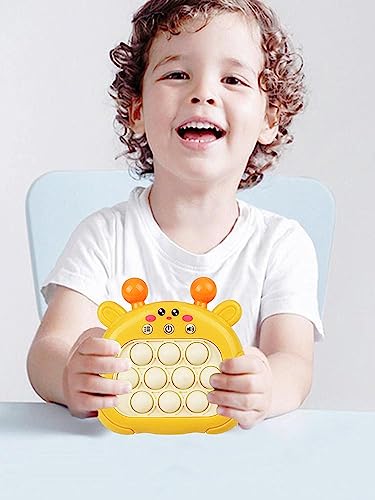 Shakven Push Bubble Sensory Pop Fidget Toy | Premium Quick Push Bubble Handheld Game Console,Decom Pression Sensory Toy Fidgets Handheld Games Consoles for Kids & Adults