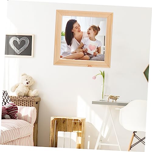 Empty Photo Frames 5pcs Empty Frame Solid Wood Picture Frame Home Decorations Photo Collage Frame Natural Wood Frame Rustic Wooden Picture Frame Photo Frames Oil Painting Frame