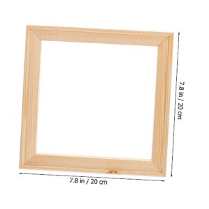 Empty Photo Frames 5pcs Empty Frame Solid Wood Picture Frame Home Decorations Photo Collage Frame Natural Wood Frame Rustic Wooden Picture Frame Photo Frames Oil Painting Frame