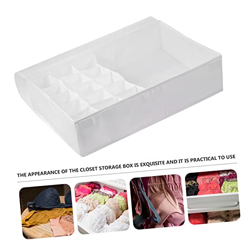 CAXUSD Underwear Storage Box Dresser Drawers Hanging Drawers for Closet Plastic Containers Storage Boxes with Lids Storage Bags for Clothes Cloth Socks Organizer Bra Organizer Panties