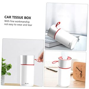 Alipis Box Car Tissue Box Paper Towel Dispenser Tissues Round Cylinder Box Car Paper Towel Holder Plastic Paper Towel Holder Plastic to Go Containers Disposable Paper Towels Abs Sun Visor